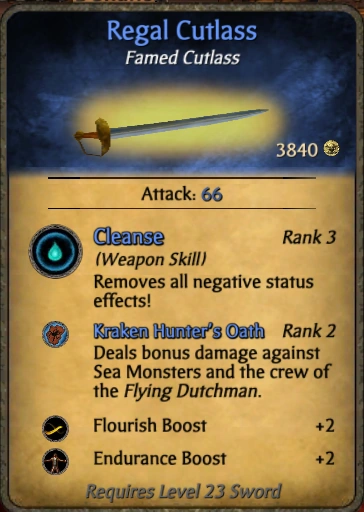 Regal Cutlass | Pirates Online Wiki | Fandom