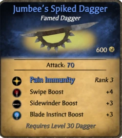 Jumbee's Spiked Dagger | Pirates Online Wiki | Fandom