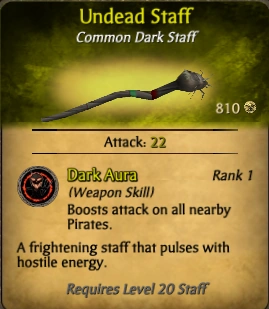 Undead Staff | Pirates Online Wiki | Fandom