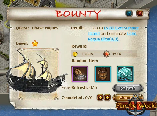 Bounty Quest System | Pirate World Wikia | Fandom
