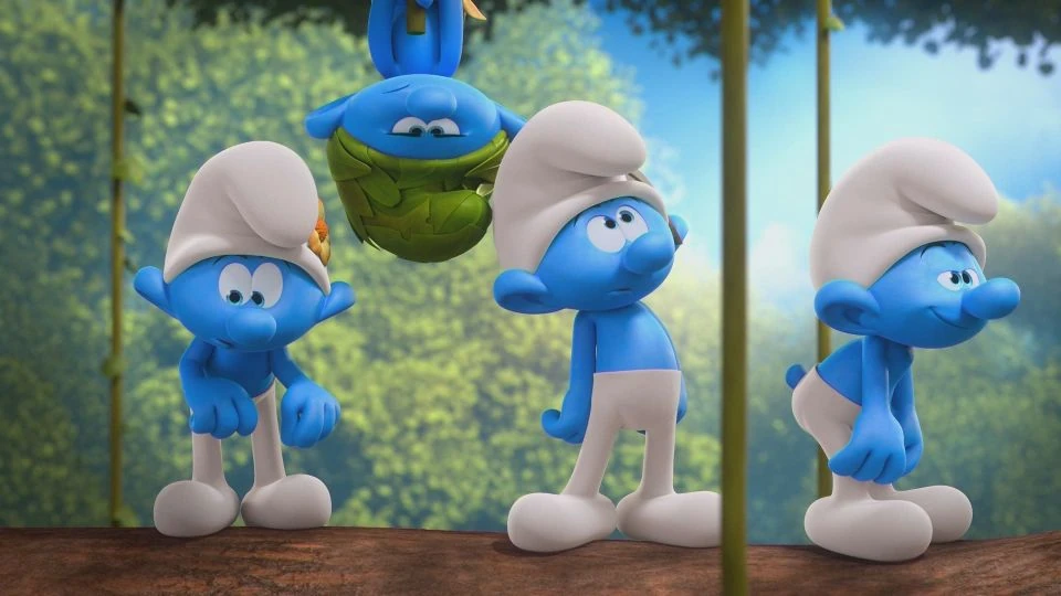 Los Pitufos 2 Vanidad Brainy Smurf Vexy Gutsy Smurf La Película De