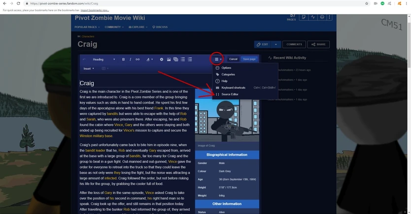 Editing Manual | Pivot Zombie Series Wiki | Fandom
