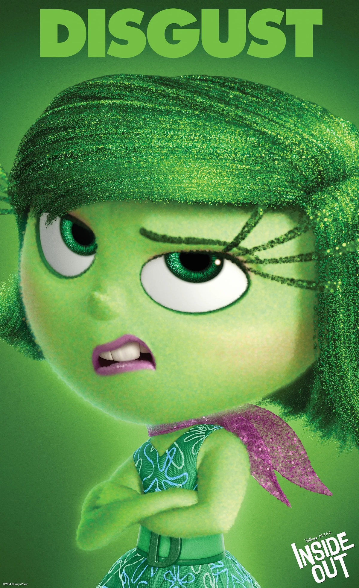 Disgust (Inside Out) | Pixar Animation Studios Wikia | Fandom