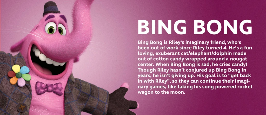 Bing-Bong (Inside Out) | Pixar Animation Studios Wikia | Fandom