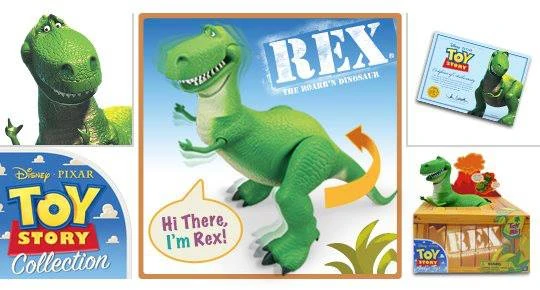 Rex The Roaring Dinosaur (Toy Story Collection) | Pixar Animation ...