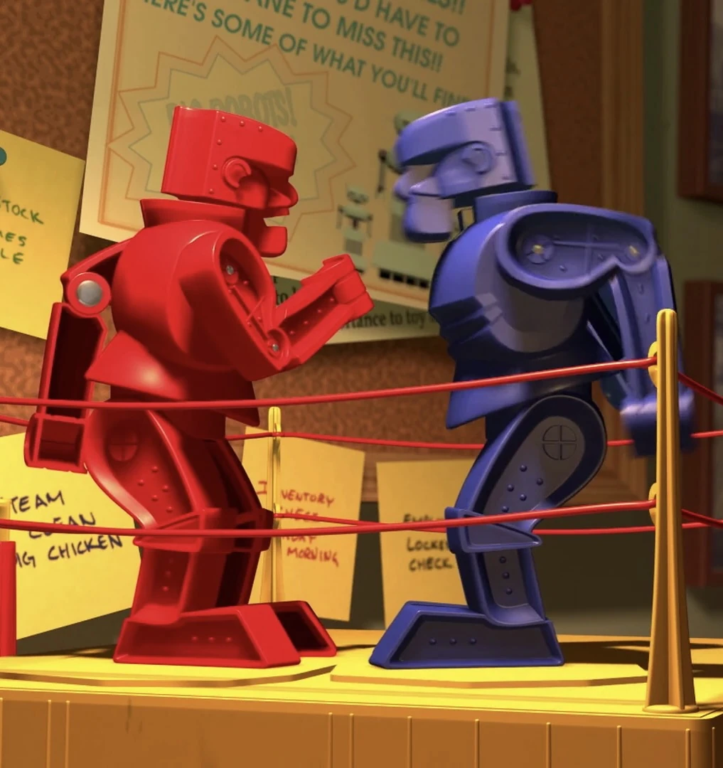 Rock 'Em Sock 'Em Robots | Pixar Plus Wiki | Fandom