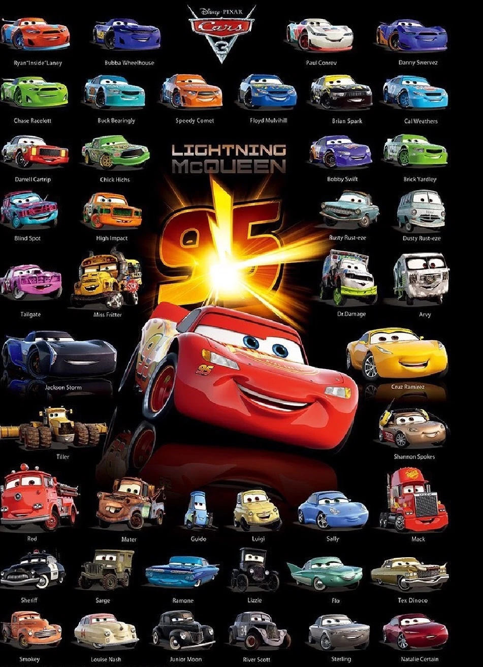 Cars 3 Characters Names