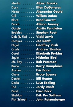 Finding Nemo End Credits Closing