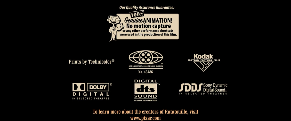 Ratatouille Credits | Pixar Wiki | Fandom