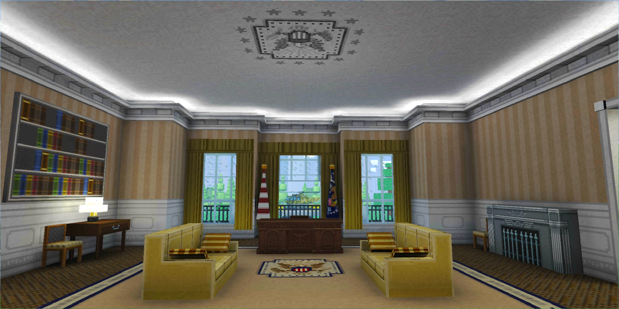 White House Rooms Map