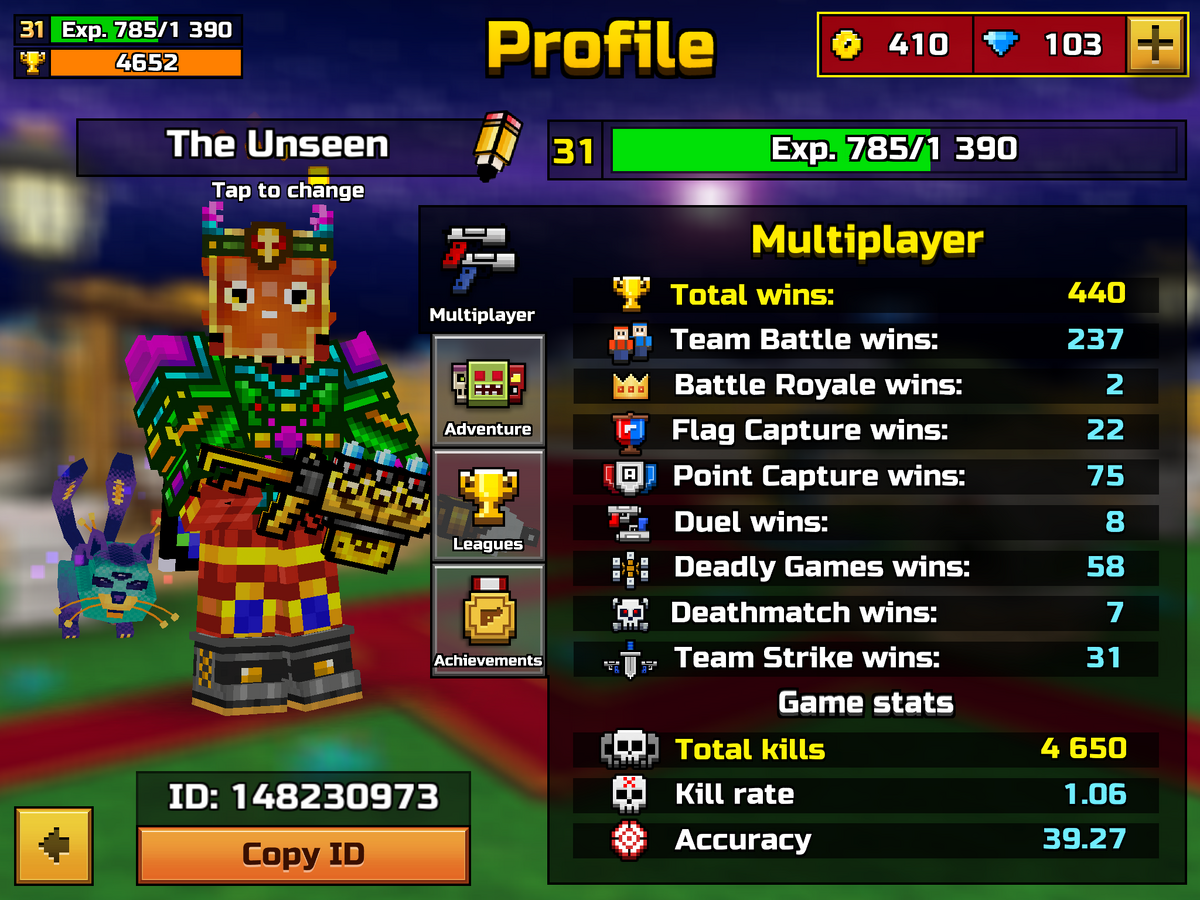 Profile (PG3D) | Pixel Gun Wiki | Fandom