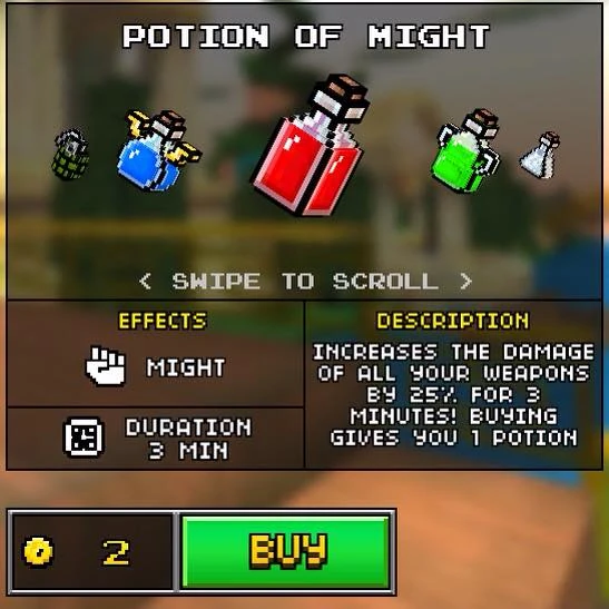 Potion of Might | Pixel Gun Wiki | Fandom