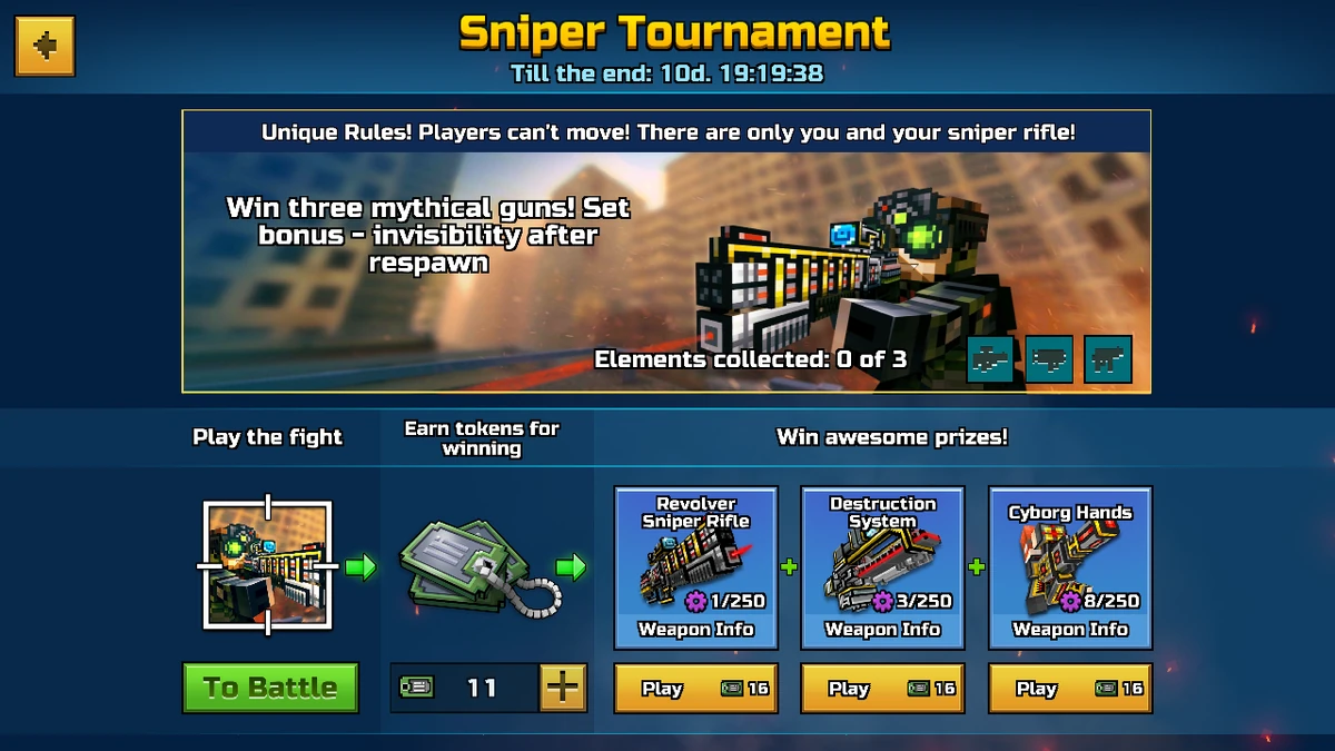 Sniper Tournament | Pixel Gun Wiki | Fandom