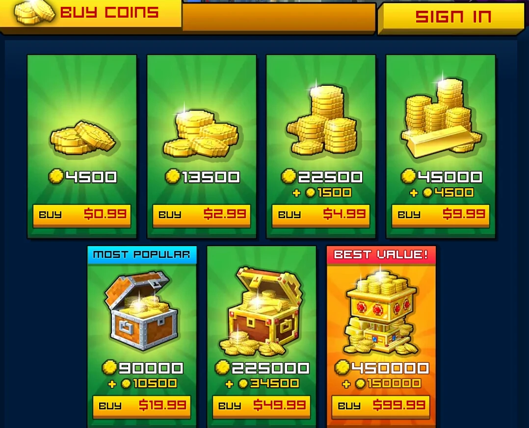 Coin (PGW) | Pixel Gun Wiki | Fandom