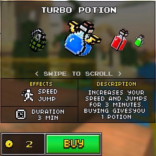 Turbo Potion | Pixel Gun Wiki | Fandom