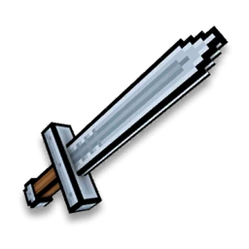 Minecraft Iron Sword Transparent Background