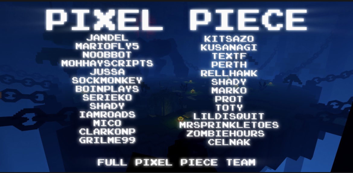 Developer Credits | Pixel Piece Wiki | Fandom