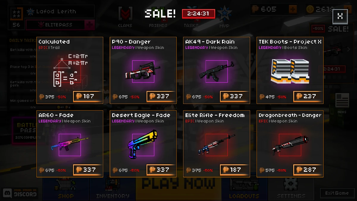 Sale | Pixel Strike 3D Wikia | Fandom