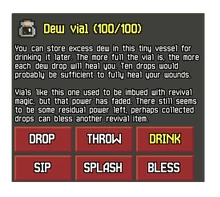 Sprouted Pixel Dungeon/Dew Vial | Pixel Dungeon Wiki | Fandom