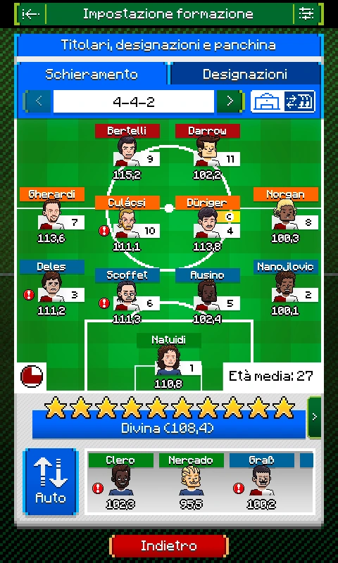 Formazione | Pixel Manager: Football Wiki | Fandom