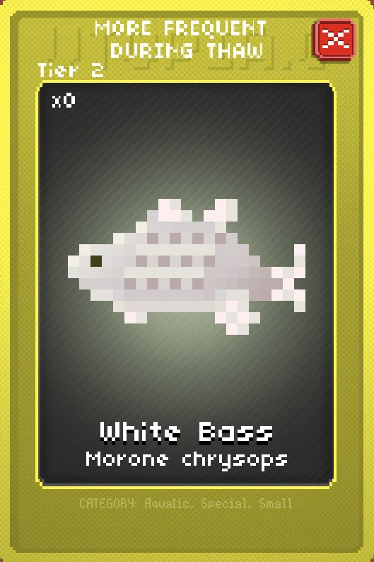 White Bass | Pixel People Wiki | Fandom