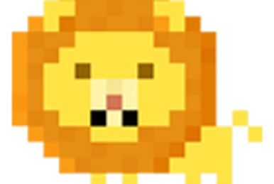 Minecraft Lion Pixel Art