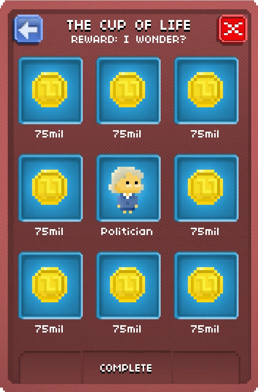 The Cup of Life | Pixel People Wiki | Fandom