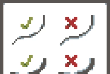 different pixel art perspectives