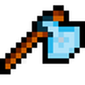 Hache Pixel Art Minecraft