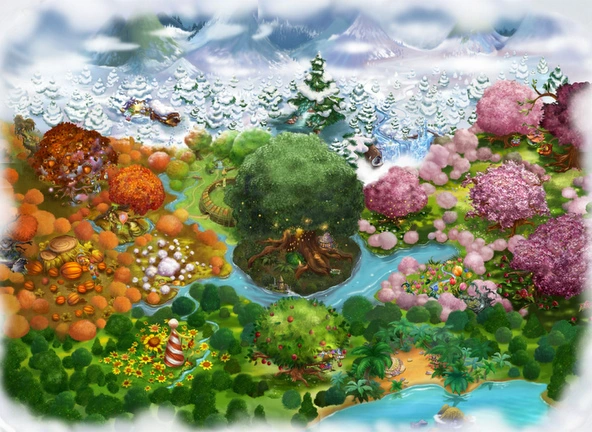 Map | Pixie Hollow Online Wiki | Fandom