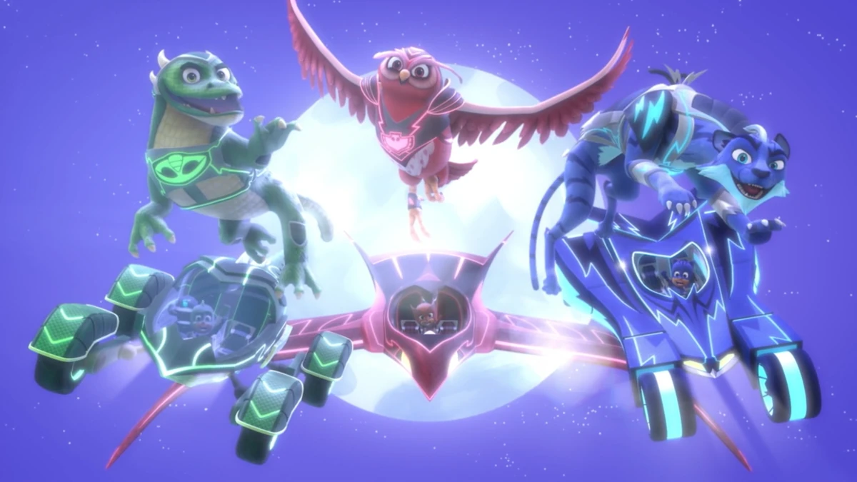 Power Lizard/Gallery/The PJ Riders Save the Day | PJ Masks Wiki | Fandom
