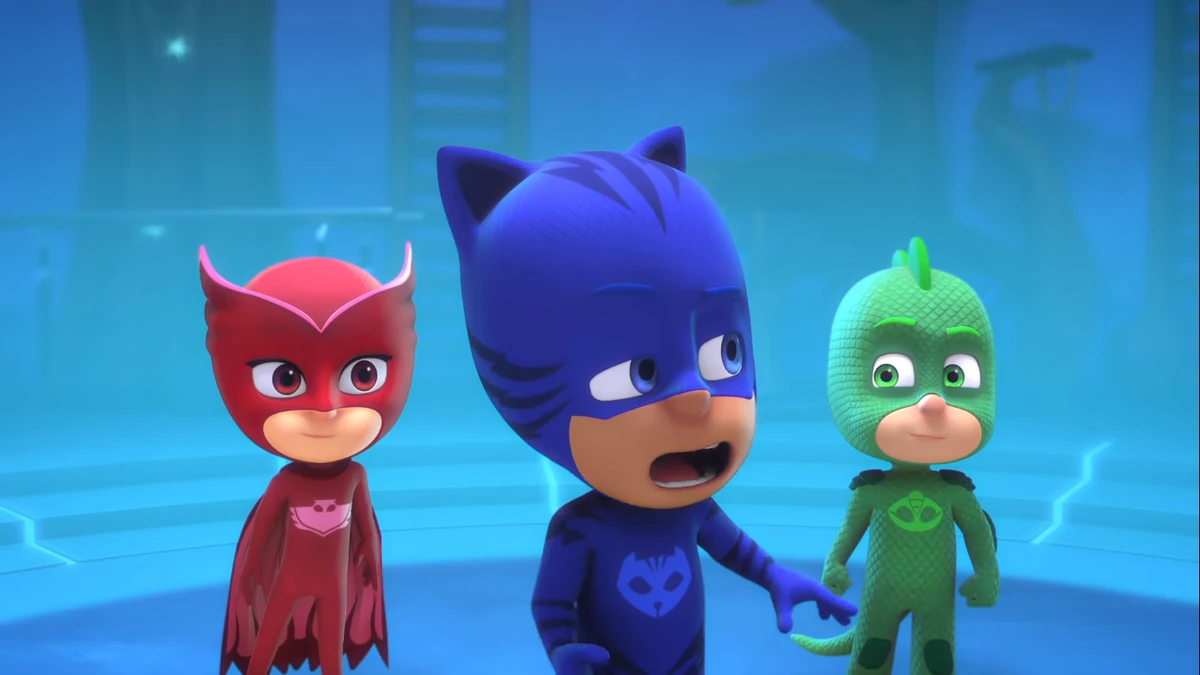 Gekko/Gallery/Gekko and the Snore-A-Saurus | PJ Masks Wiki | Fandom