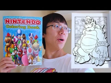 nintendo coloring book pages