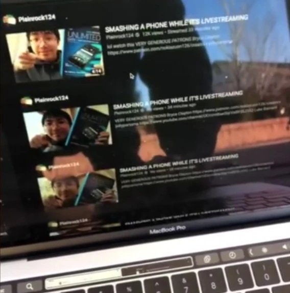 SMASHING A PHONE WHILE IT'S LIVESTREAMING | Plainrock124 Wikia | Fandom