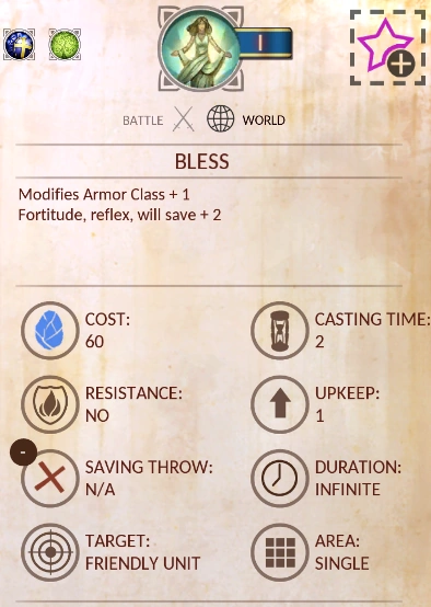 Bless | Planar Conquest Wikia | Fandom