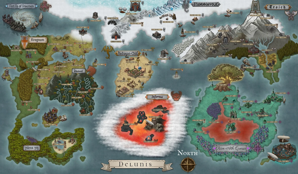 Nations of Delunis | Planes of Delunis Wiki | Fandom