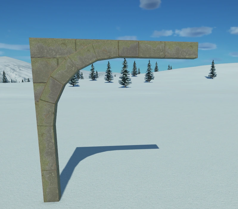 Crypt Arch Half | Planet Coaster Wiki | Fandom