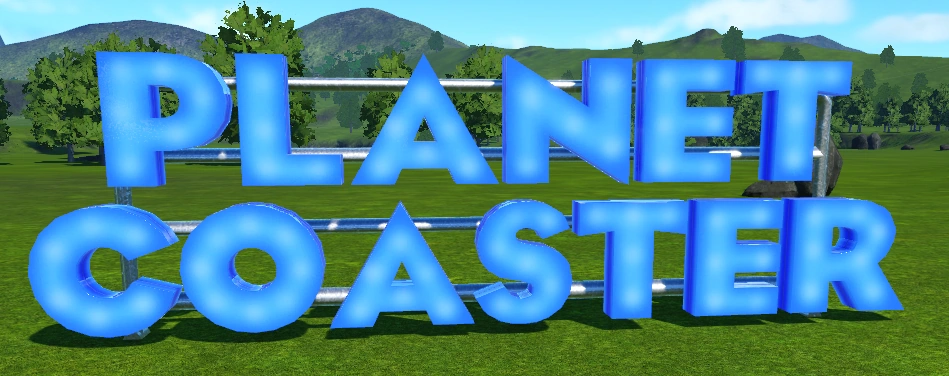 Planet Coaster Sign - Standing Sign 2 Lit | Planet Coaster Wiki | Fandom