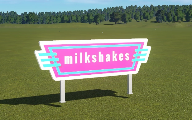 Cosmic Cow Sign - Standing Sign 1 | Planet Coaster Wiki | Fandom