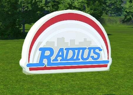Ride Sign - Radius | Planet Coaster Wiki | Fandom