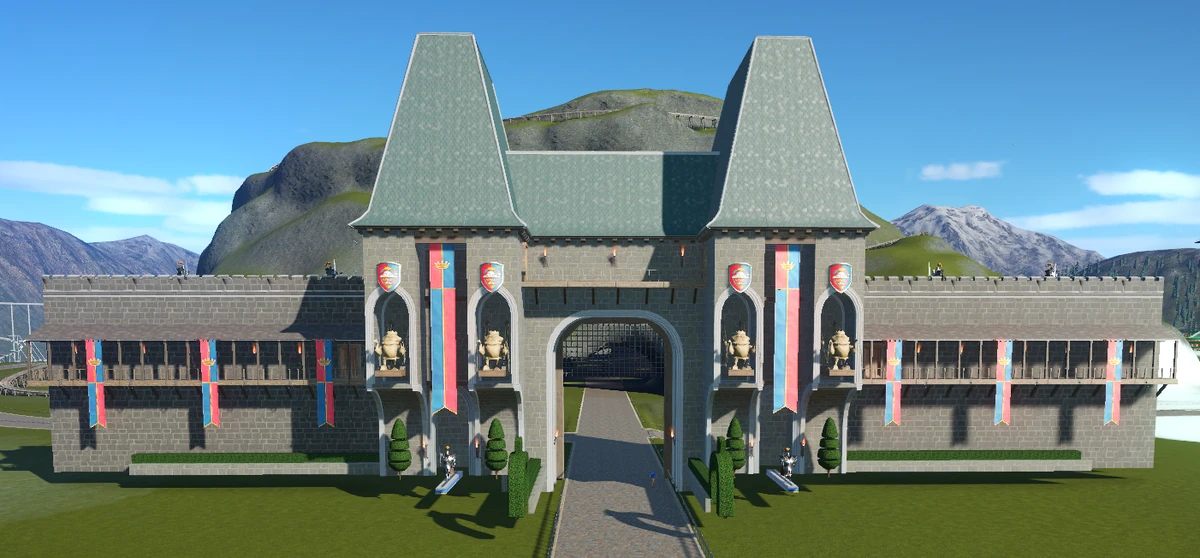 Fairytale Castle Park Entrance | Planet Coaster Wiki | Fandom