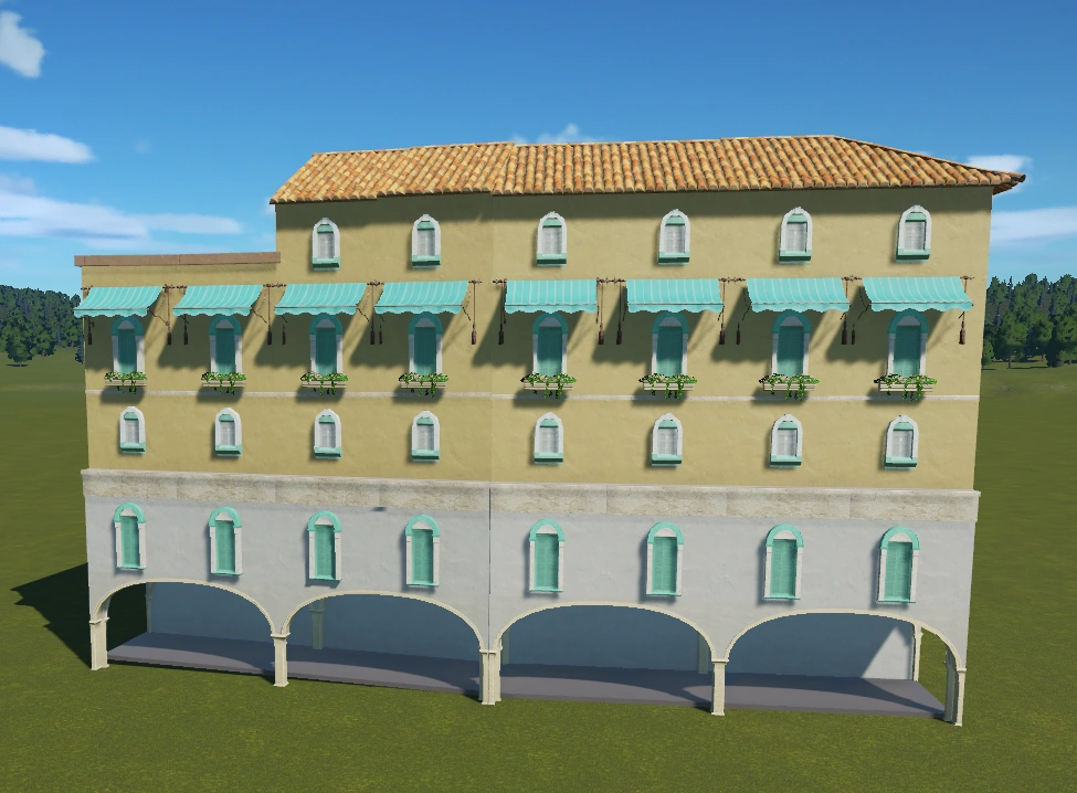 Riviera Building 14 | Planet Coaster Wiki | Fandom