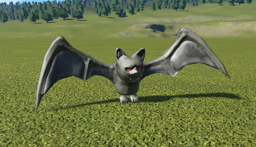 Spooky Animatronic Bat 1 | Planet Coaster Wiki | Fandom