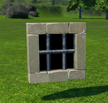 Sandstone Barred Window Square | Planet Coaster Wiki | Fandom