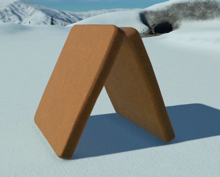 Gingerbread Roof 4m Ridge | Planet Coaster Wiki | Fandom