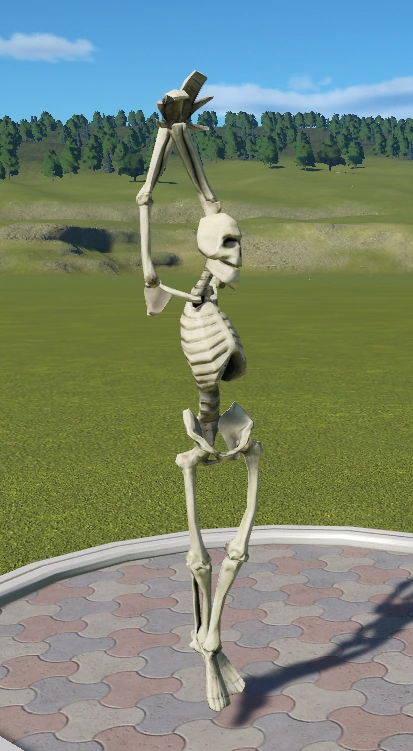 Spooky Skeleton Animatronic Hanging 2 | Planet Coaster Wiki | Fandom