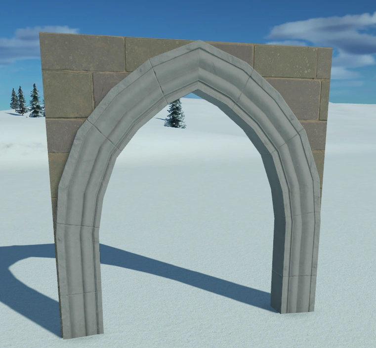 Castle Pointed Arch | Planet Coaster Wiki | Fandom