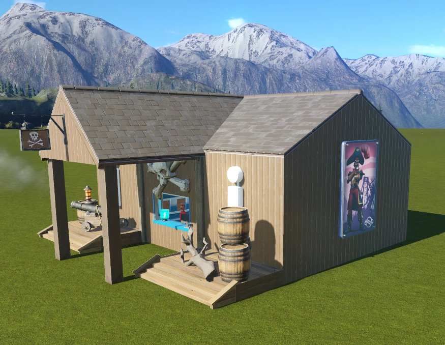 Pirate Information Booth | Planet Coaster Wiki | Fandom