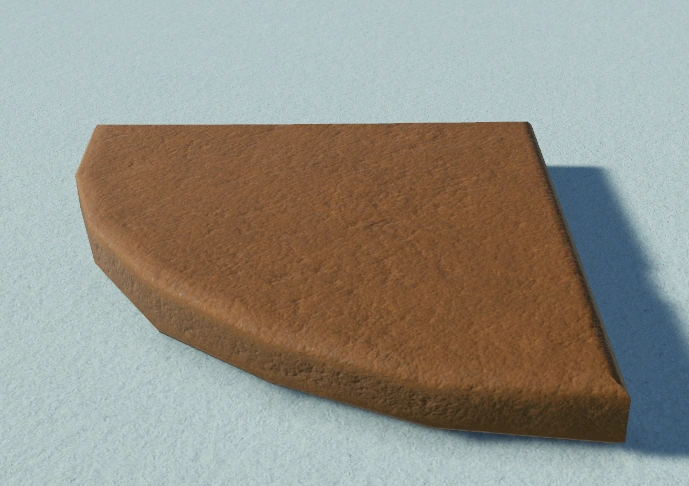 Gingerbread Roof Flat - Quarter Circle | Planet Coaster Wiki | Fandom