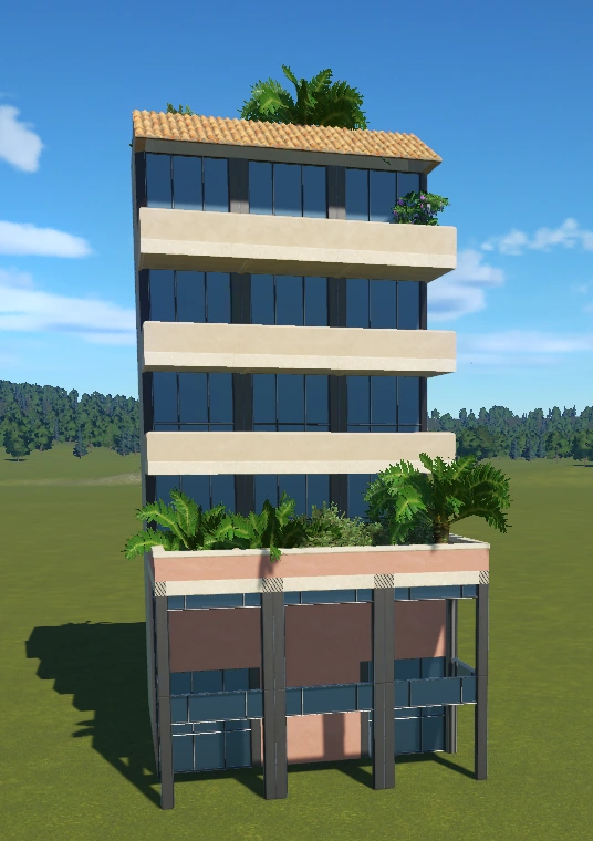 Riviera Building 09 | Planet Coaster Wiki | Fandom